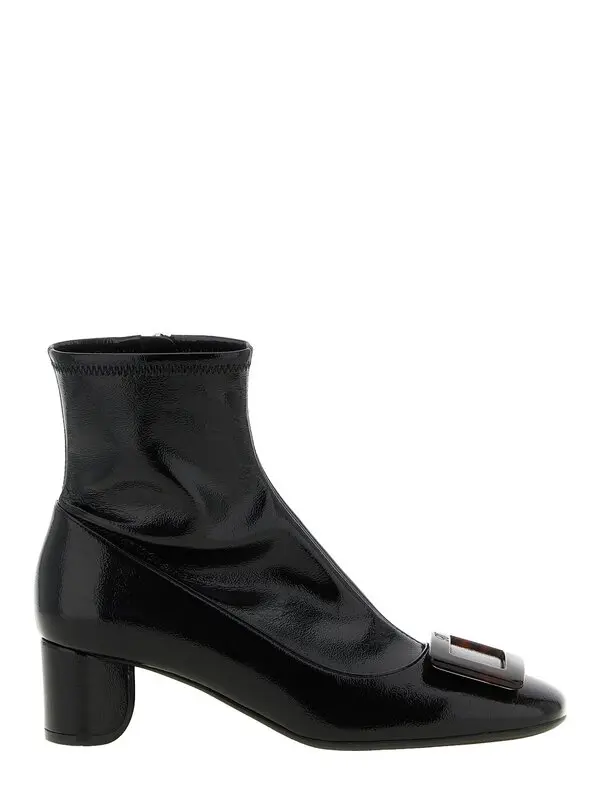 ROGER VIVIER Belle Vivier Ankle Boots - Black