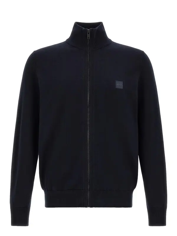Hugo Boss Kanozip_s Cardigan - Blue
