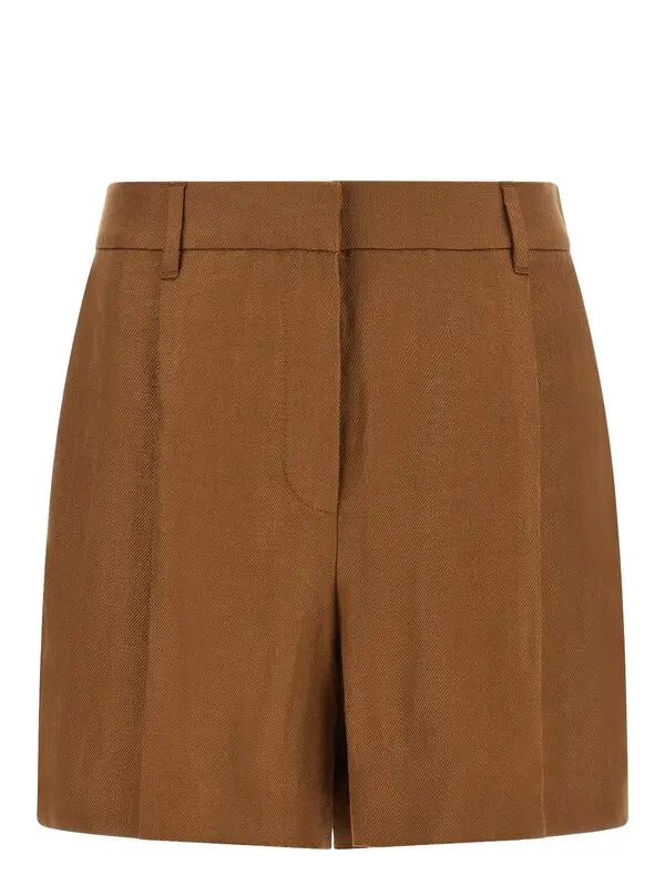 Brunello Cucinelli Monili Tailored Bermuda Shorts - Brown
