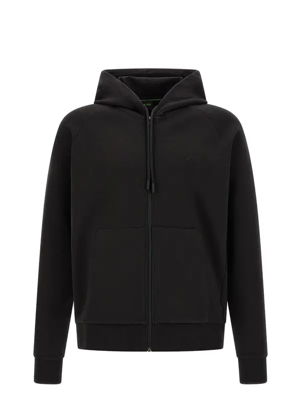Hugo Boss Cotton Hoodie - Black
