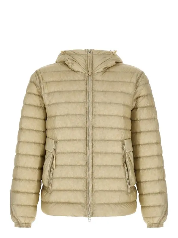C.P. COMPANY Goggle Down Jacket - Beige