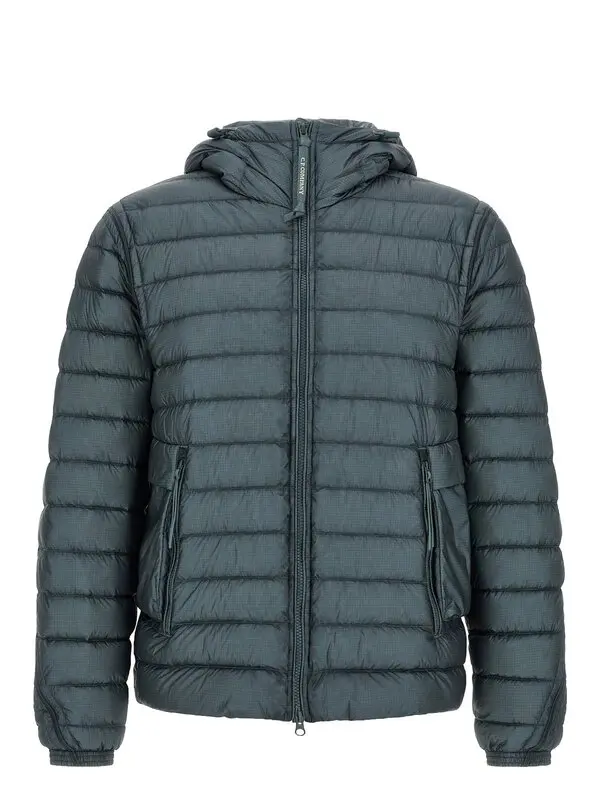 C.P. COMPANY Goggle Down Jacket - Blue