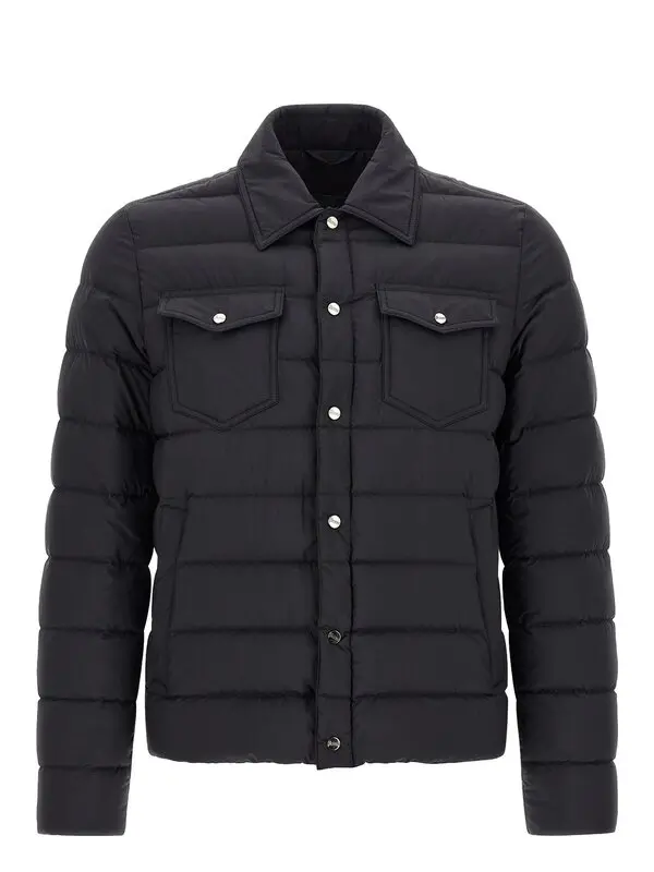 Herno La Denim Quilted Jacket - Black