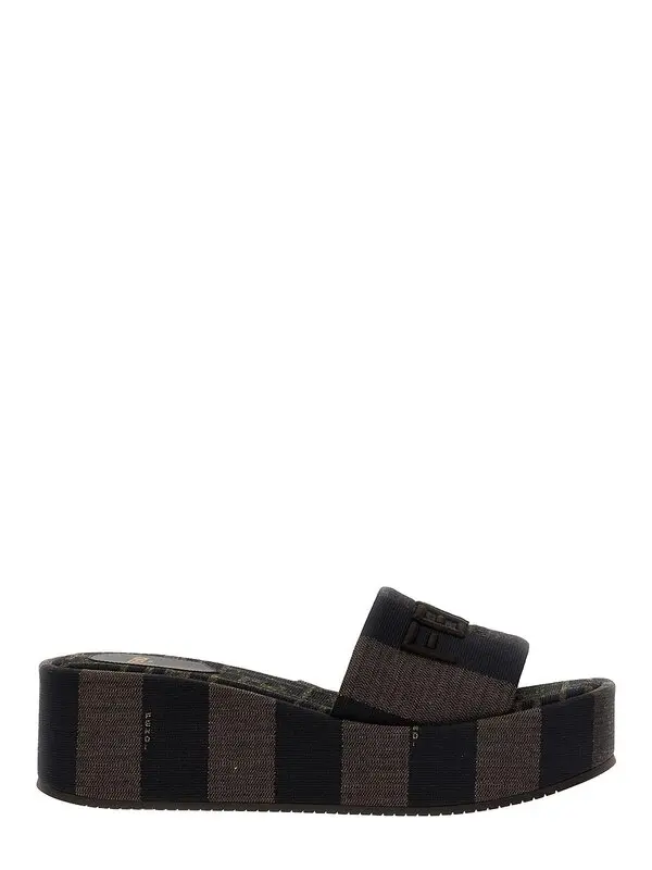 Fendi Sunshine' Sandals - Brown