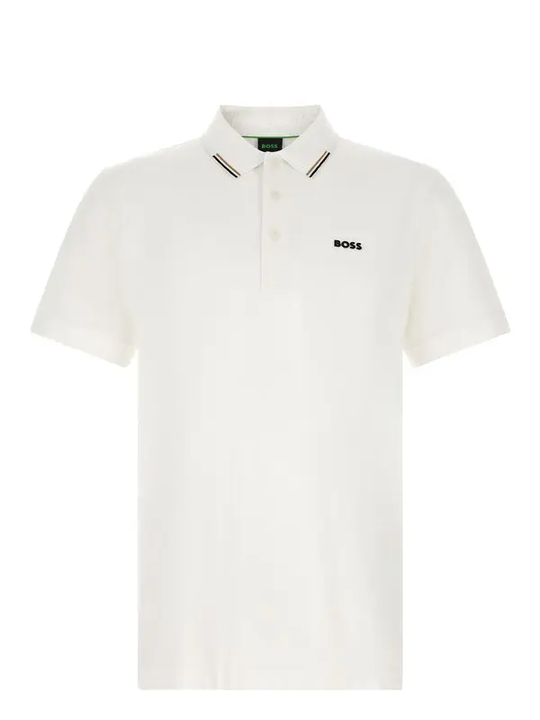 Hugo Boss Swing Paddy' Polo Shirt - White