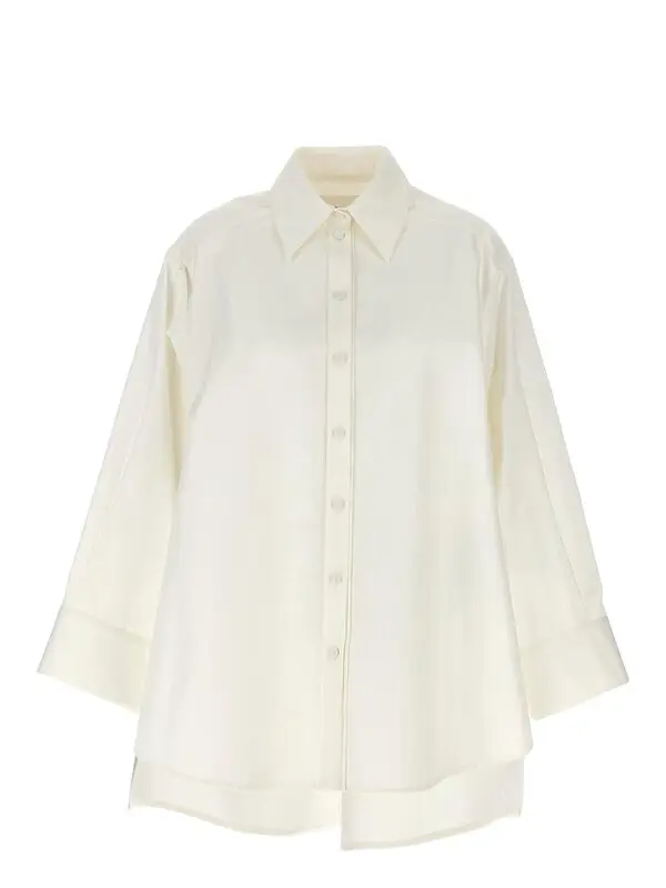 JIL SANDER Cut-out Armhole Shirt - White