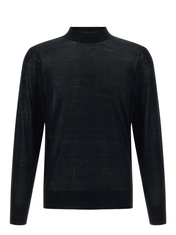 Brunello Cucinelli Silk And Cotton Pullover - Blue