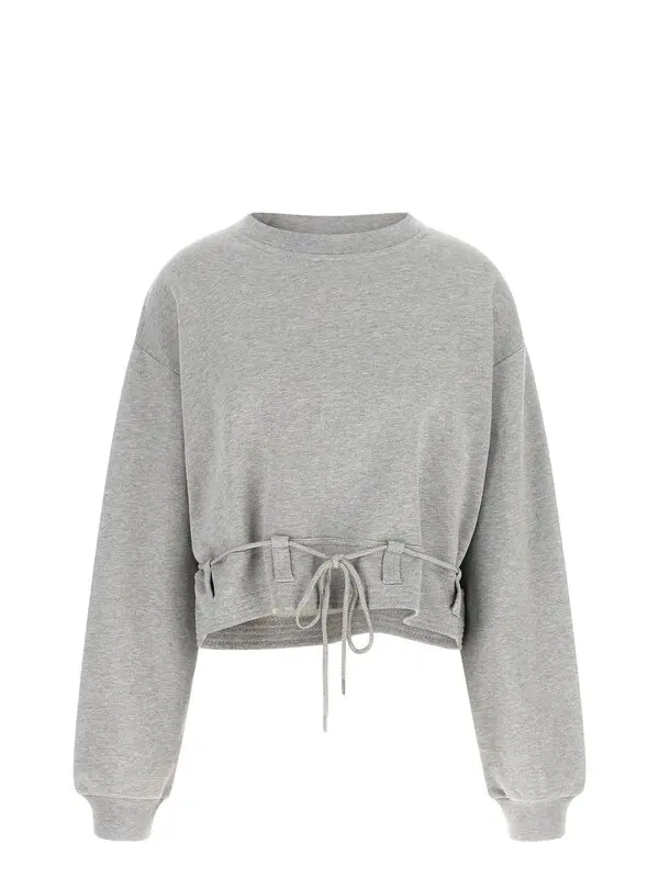 Dries Van Noten Haserfiela Cotton Mélange Sweatshirt - Gray