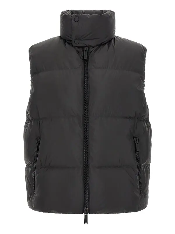 Dsquared2 Upside Down Puffer Vest - Black