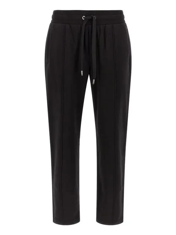 Dolce & Gabbana Logo Plaque Joggers - Black