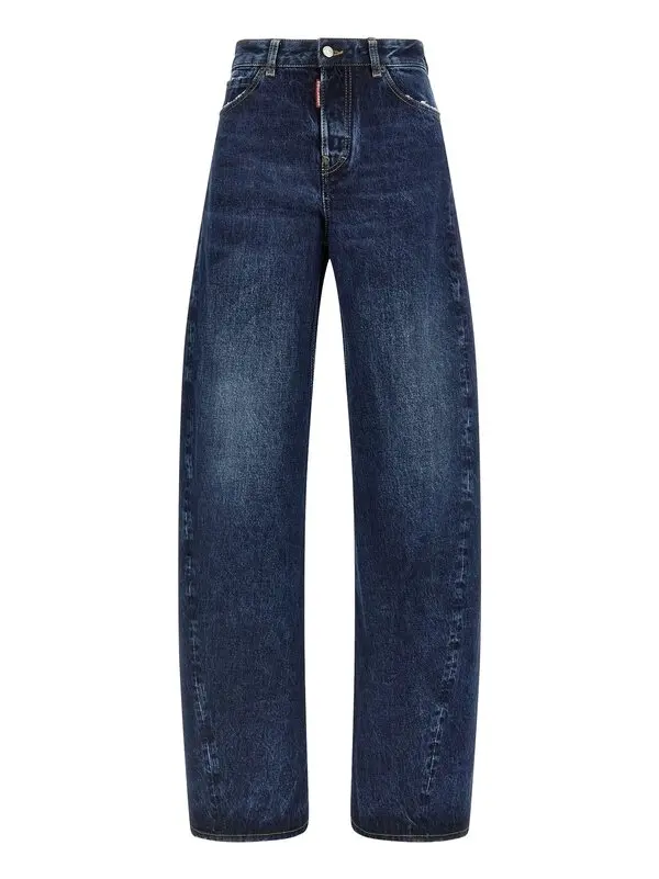 Dsquared2 Loose Twst Denim Jeans - Blue