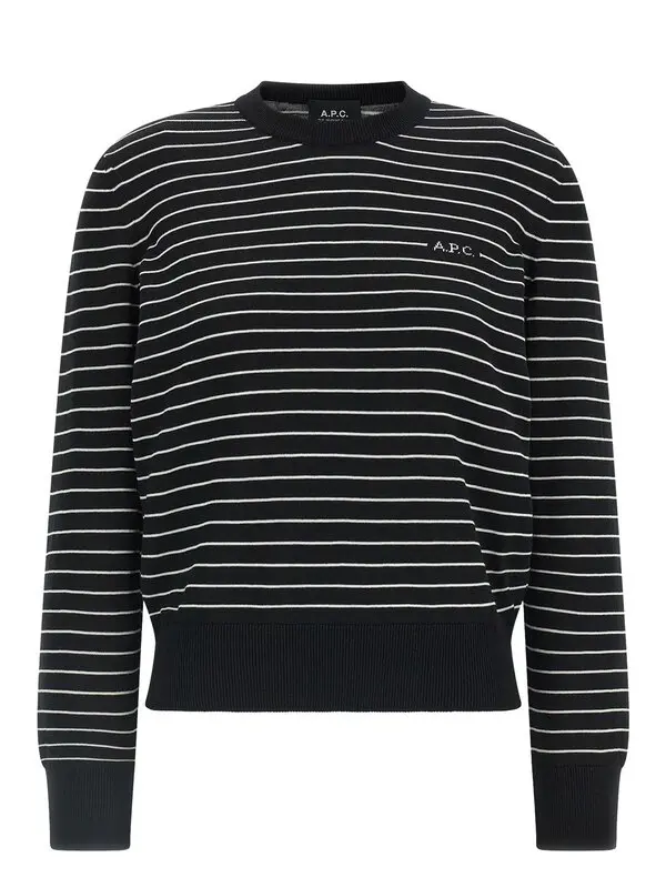 A.p.c. Sima' Sweater - White/black