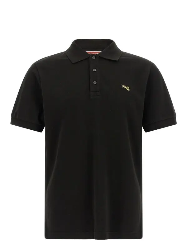 Kenzo Happy Tiger' Polo Shirt - Black