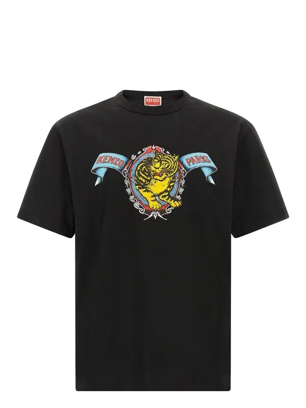 Kenzo Jumping Tiger' T-shirt - Black