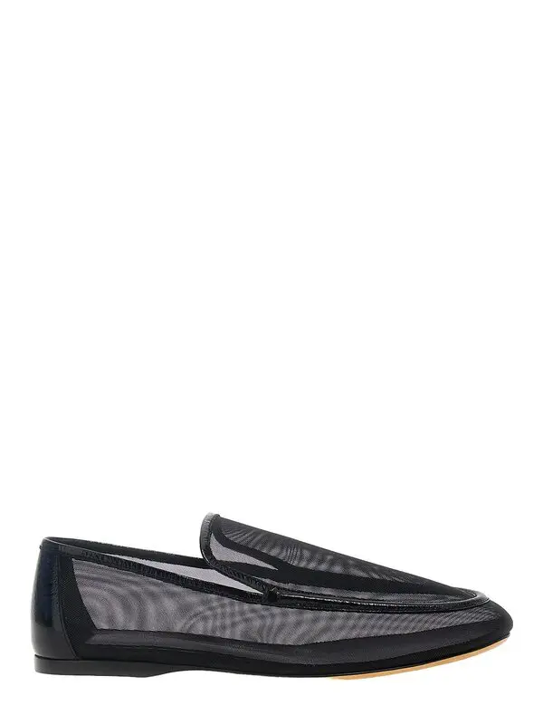 Khaite Alessia Mesh Loafers - Black