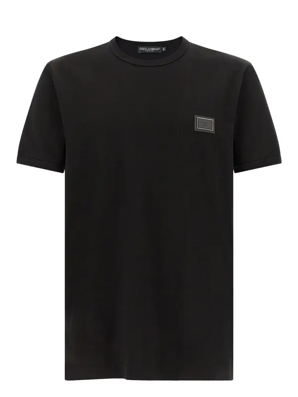 Dolce & Gabbana Metal Plate T-shirt - Black