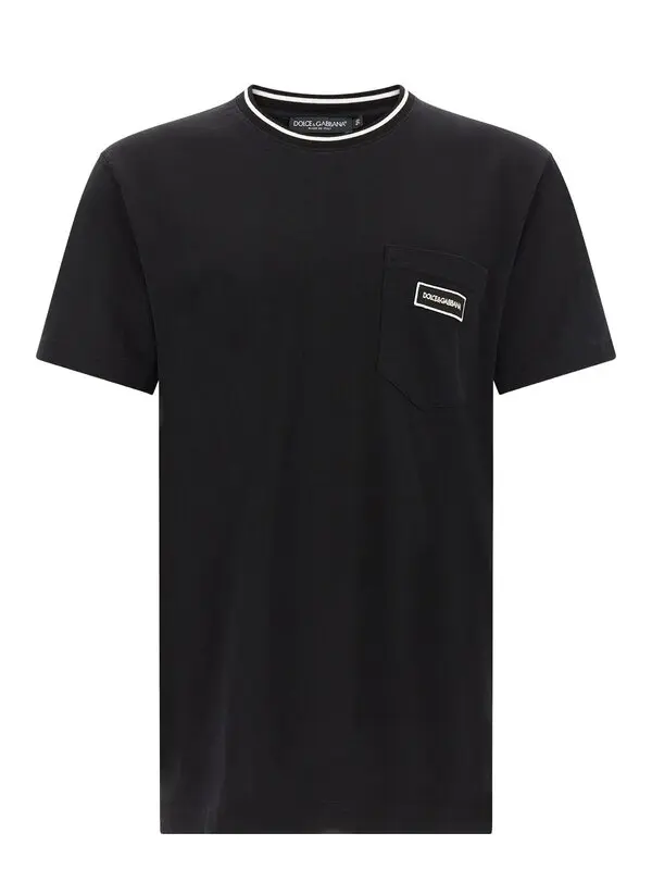 Dolce & Gabbana Logo Pocket T-shirt - Black