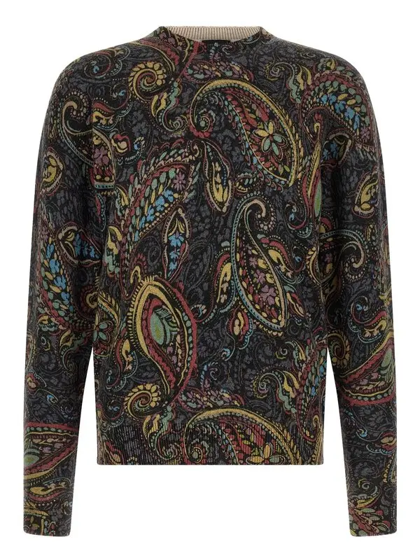 Etro Paisley Wool Sweater - Multi