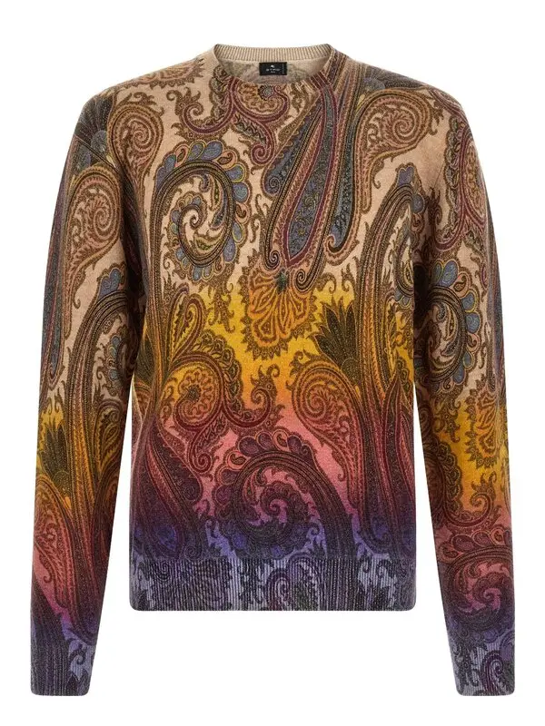 Etro Paisley Dégradé Sweater - Multi