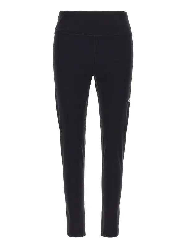 Balenciaga Reflective Logo Leggings - Black