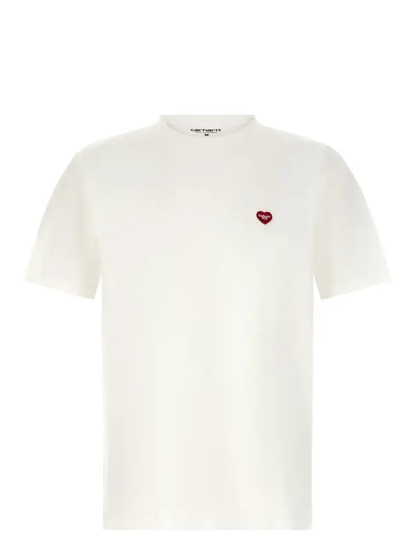 Carhartt Work In Progress Small Heart' T-shirt - White