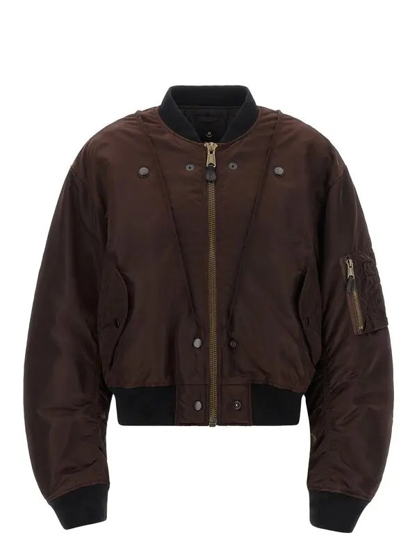 MAISON MARGIELA Reversible Bomber Jacket - Brown