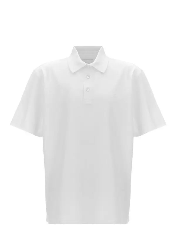 Givenchy Logo Embroidery Polo Shirt - White