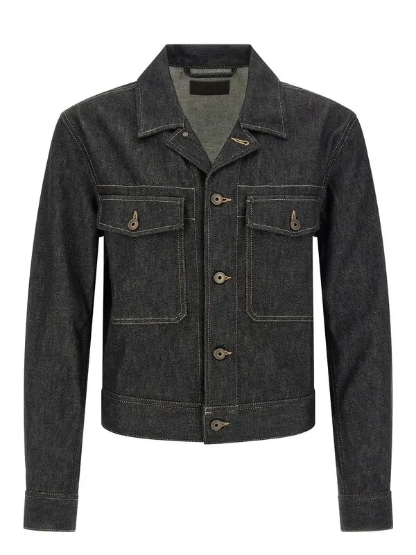 LEMAIRE Trucker Jacket - Blue