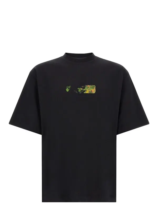 Off-White Spices Arrow Skate' T-shirt - Black