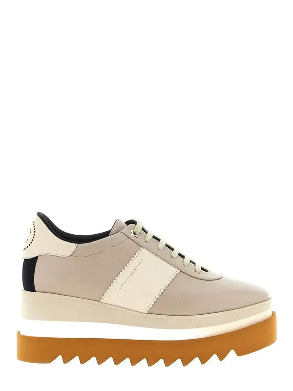 Stella McCartney Sneak-elyse Platform Sneakers - Beige