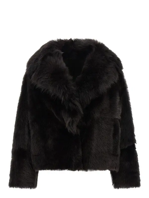 BLANCHA Toscana Shearling Jacket - Brown