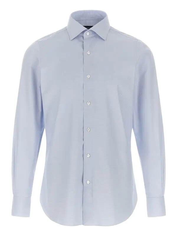 FINAMORE 1925 Napoli' Shirt - Light Blue