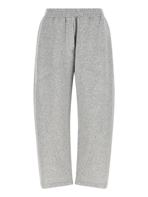Brunello Cucinelli Cotton And Cashmere Joggers - Gray
