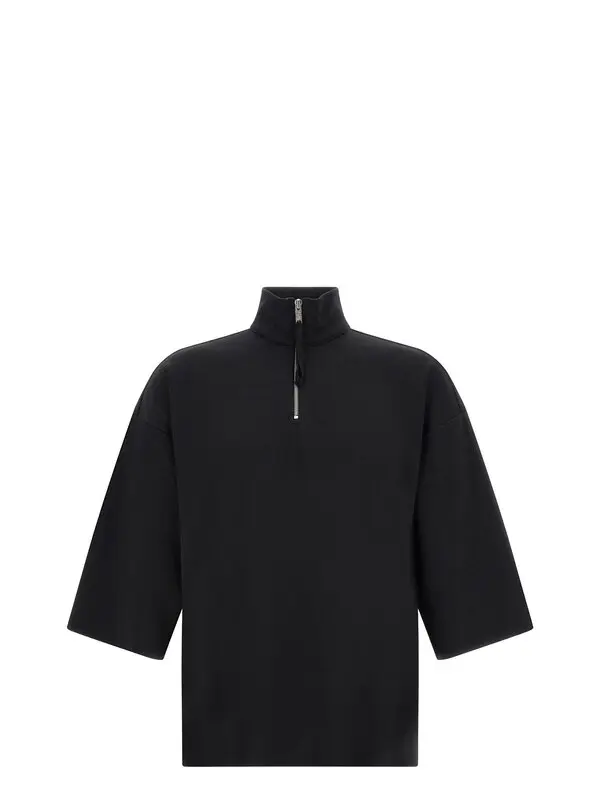 THOM KROM 196 Organic Cotton Sweatshirt - Black