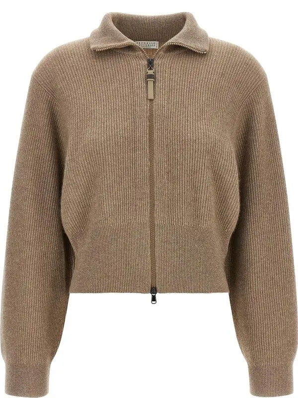 Brunello Cucinelli Sparkling Cardigan - Brown