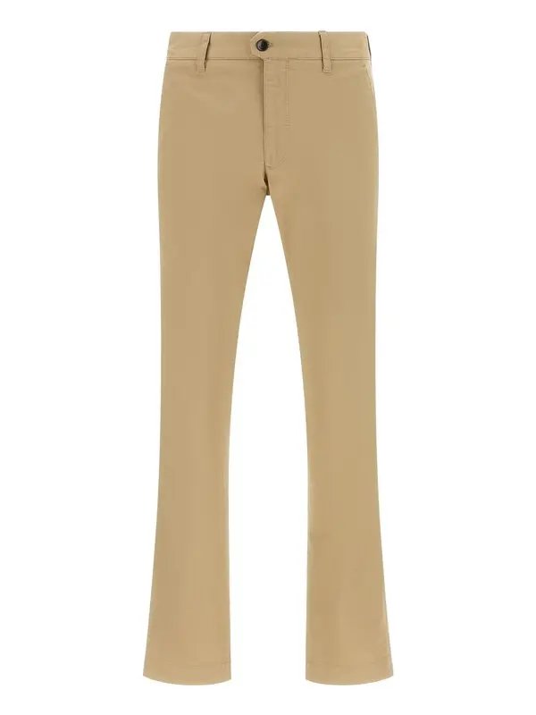 Incotex Cotton Trousers - Beige