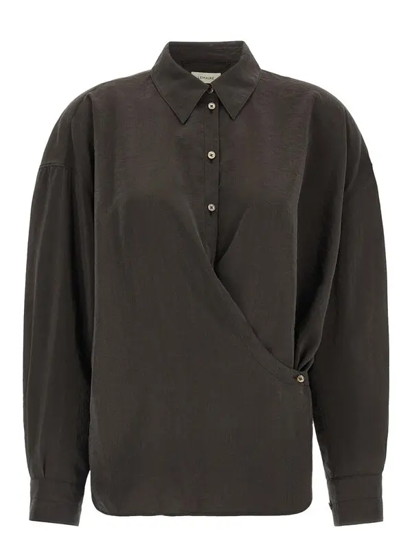 LEMAIRE Twisted' Shirt - Black