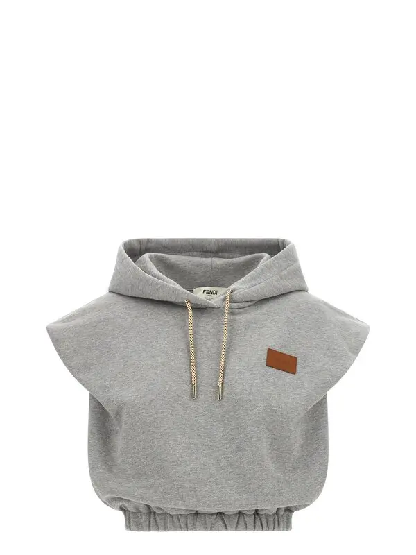 Fendi Essentia Sweatshirt Top - Gray