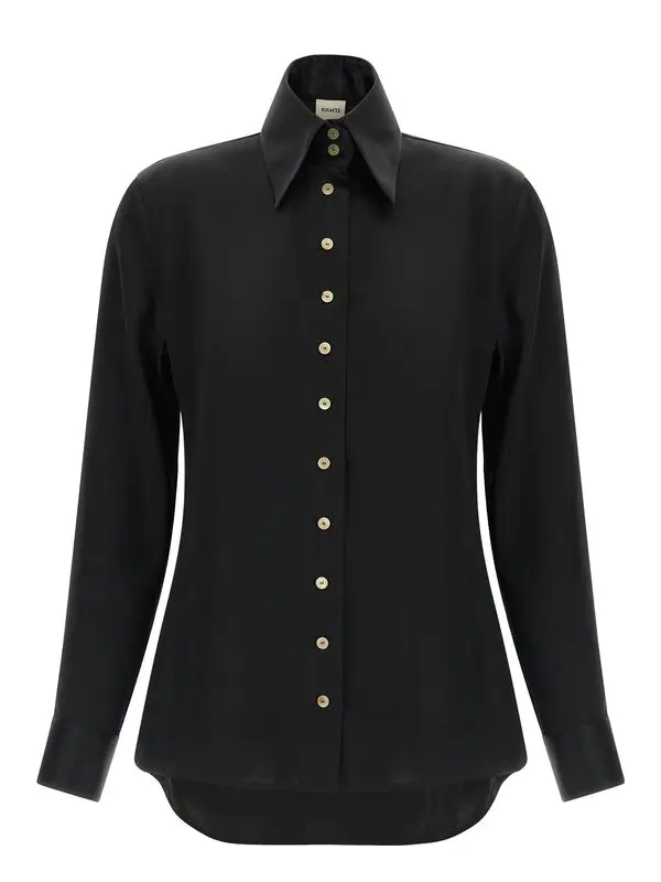 Khaite Ivy Shirt - Black