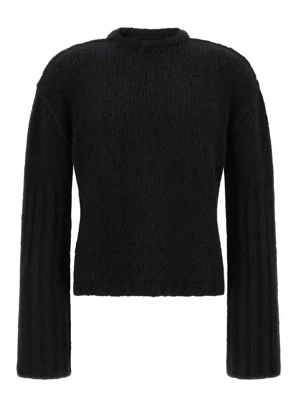 Rick Owens Silk And Cashmere Sweater - Black