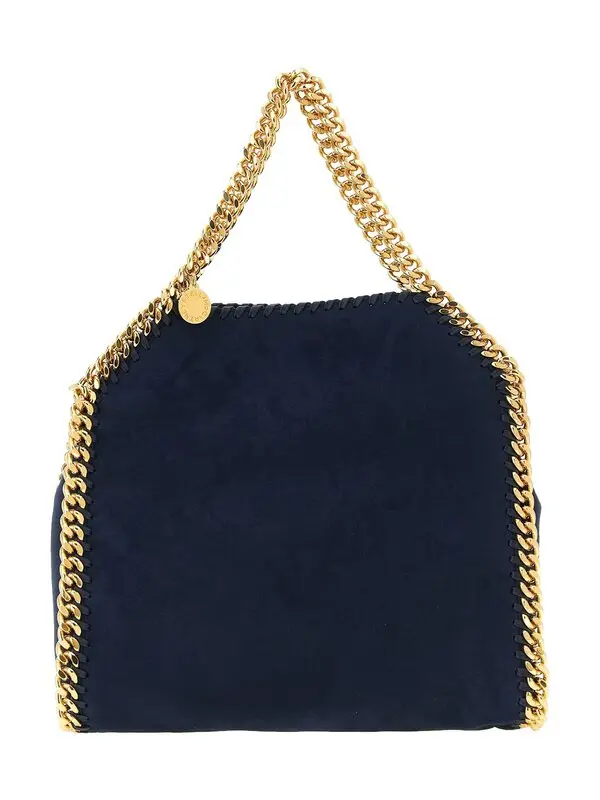 Stella McCartney Falabella Mini Suede Shoulder Bag - Blue