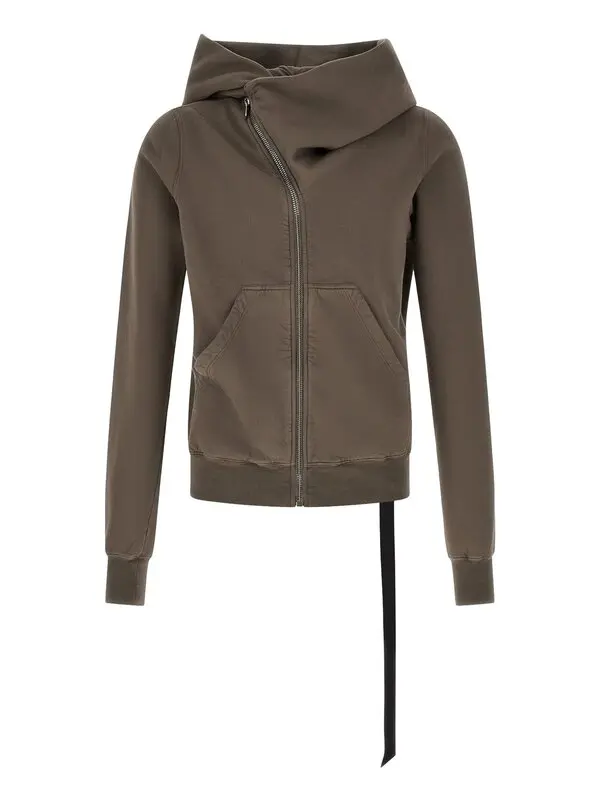 Rick Owens Mountain Hooded Sweatshirt - Gray