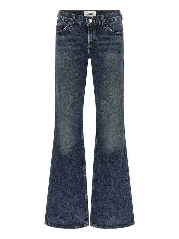 AGOLDE Low-rise Bootcut Jeans - Blue