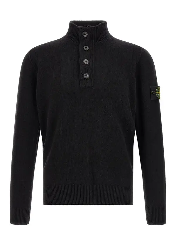 Stone Island 5100040 Sweater - Black