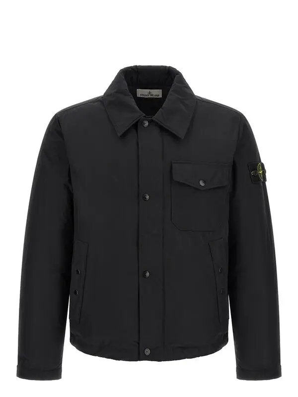 Stone Island Padded Overshirt - Black