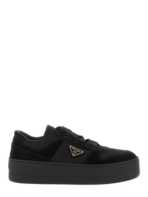 Prada Downtown Bold Sneakers - Black