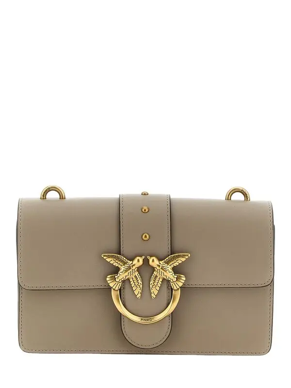 Pinko Love One Crossbody Bag - Gray