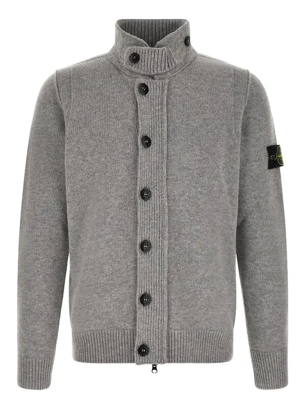 Stone Island 5100047 Cardigan - Gray