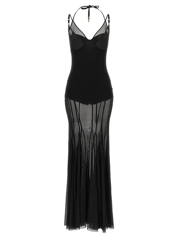 Elisabetta Franchi Red Carpet Mermaid Dress - Black