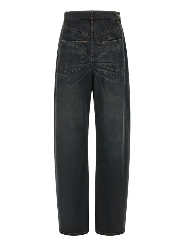 MAISON MARGIELA Asymmetrical Wide-leg Jeans - Blue